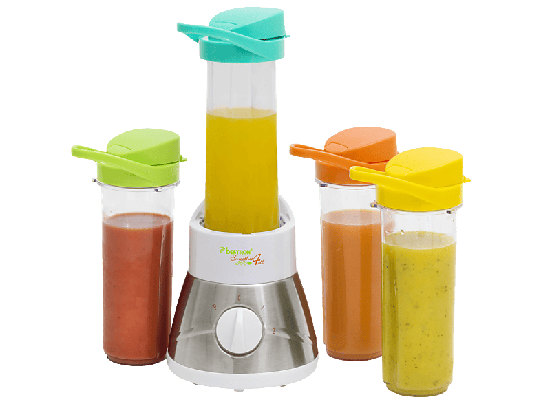 BESTRON AFM 400 Smoothie Maker Silber/Weiß (400 Watt, 0.4 l) | SATURN