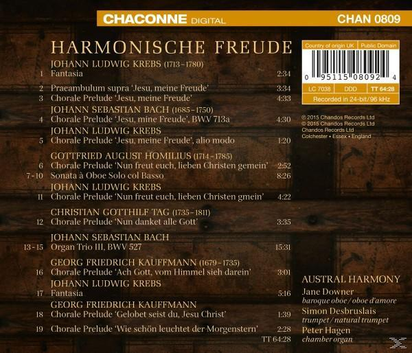 Jane Downer, Peter Hagen, Austral Harmony, Simon Desbruslais ...