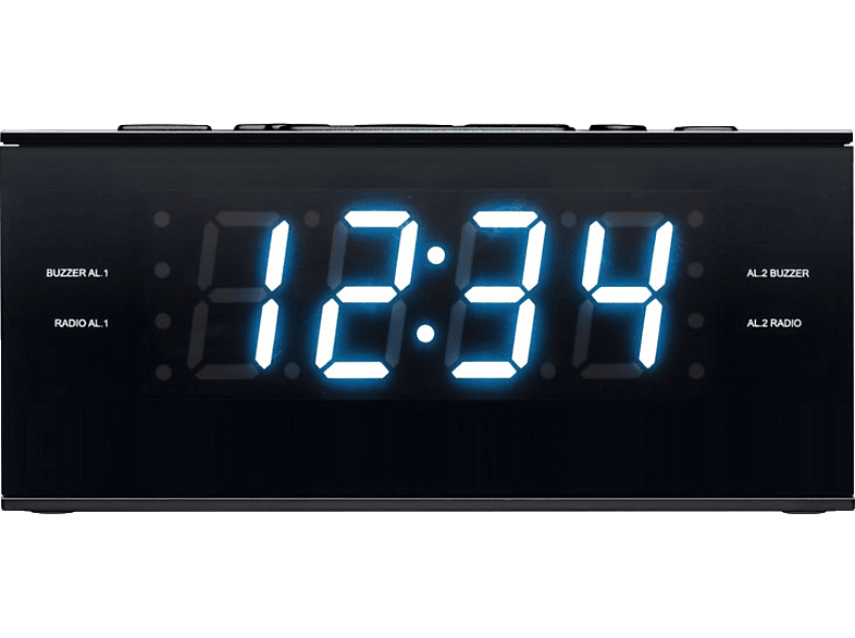 BIGBEN RR60 Radio-Uhr, UKW, Schwarz Radio-Uhr in Schwarz kaufen | SATURN