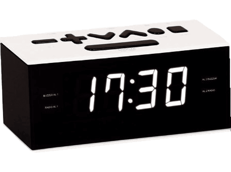 BIGBEN RR60 Radio-Uhr, UKW, Weiß | MediaMarkt