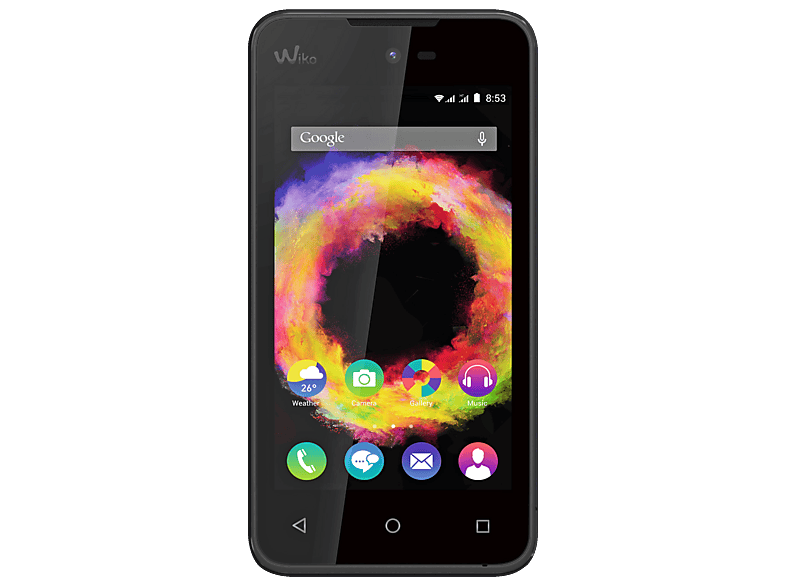 Móvil | Wiko Sunset 2 Negro de 4GB con Dual SIM, pantalla WVGA de 4 ...