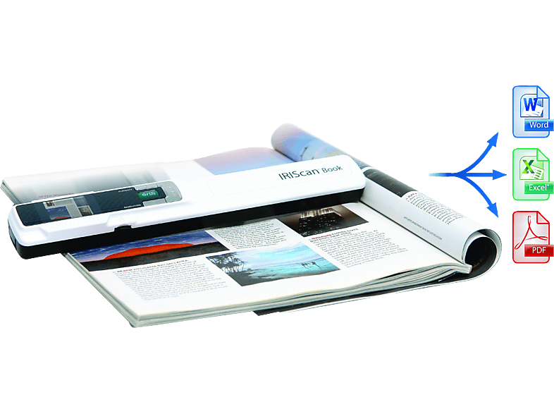 IRIS IRIScan Book 3 Hand-Scanner , 300/600/900 dpi, Contact Image ...