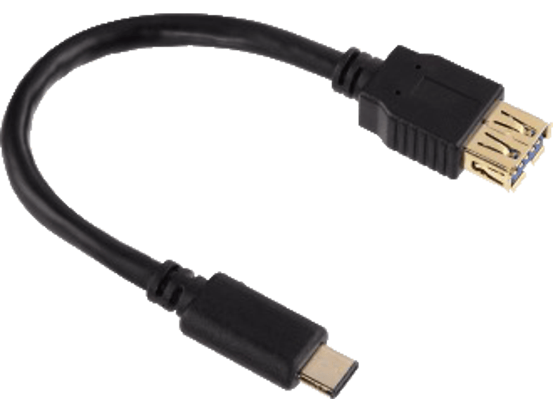 HAMA USB-C-naar-USB-kabel 3 sterren 0,15m | MediaMarkt