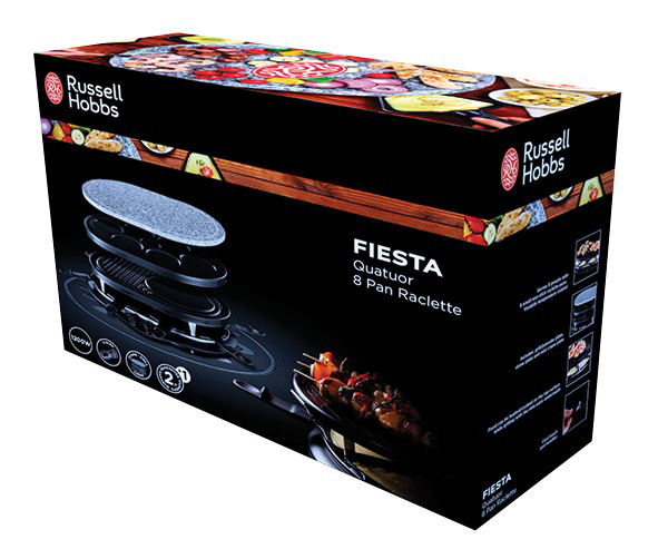 RUSSELL HOBBS 21000-56 Fiesta Raclette Raclette | Schwarz kaufen | SATURN