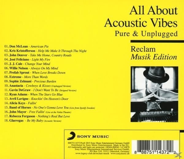 VARIOUS | VARIOUS - All About - Reclam Musik Edition - Acoustic Vibes ...