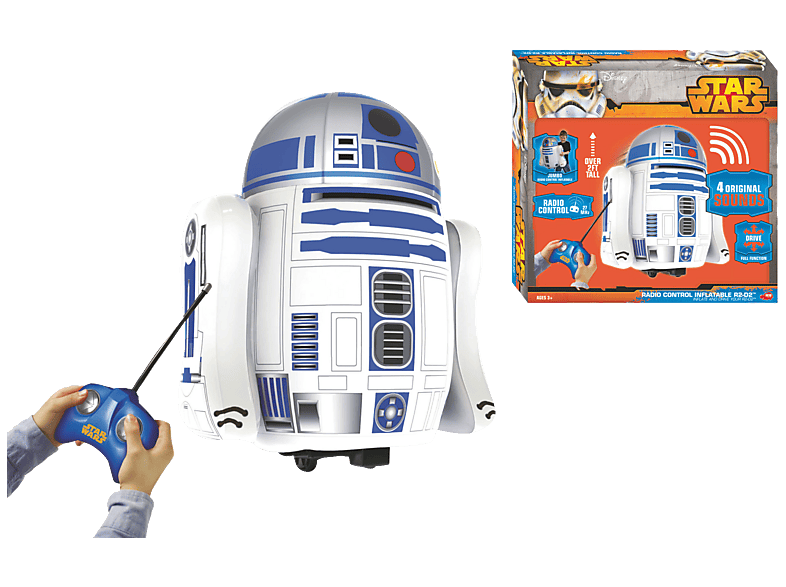 DICKIE 201126006 Inflatable Star Wars R2-D2, Weiß, Blau | MediaMarkt
