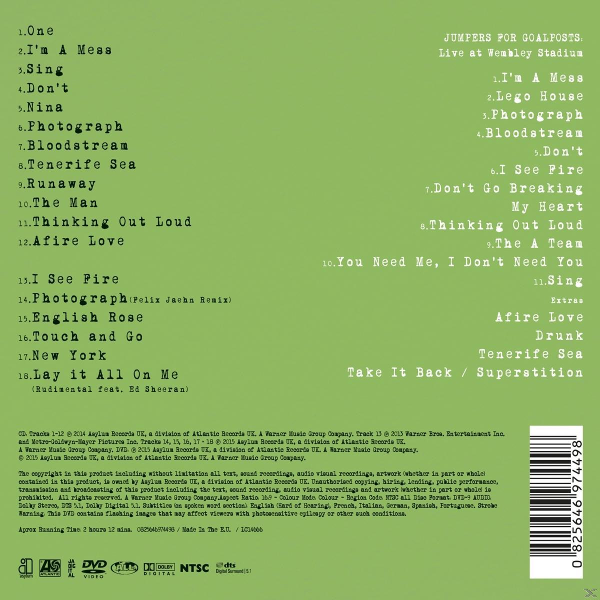 Ed Sheeran | Ed Sheeran - X (Wembley Edition) - (CD + DVD Video) Rock ...