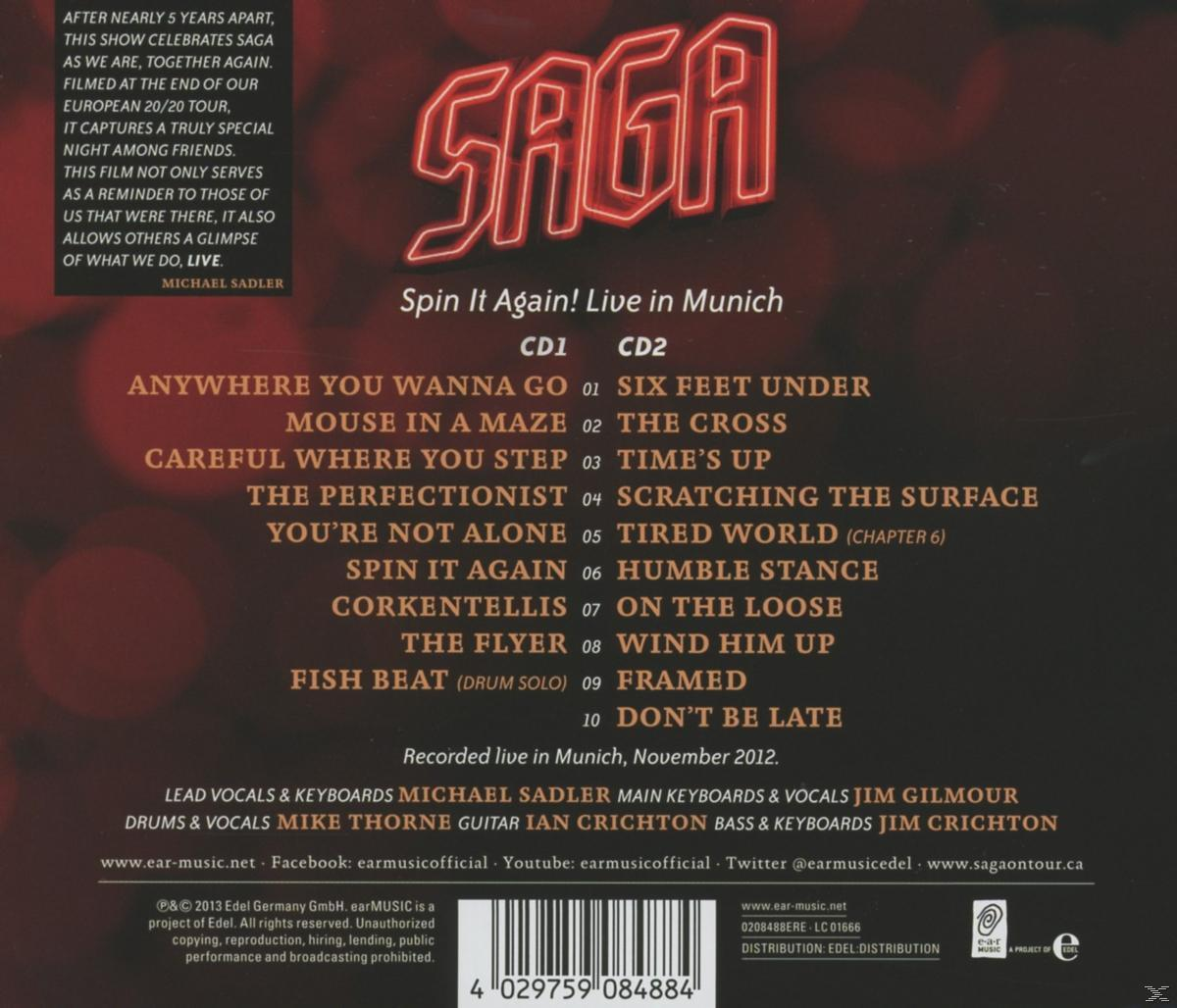Saga | Spin It Again - Live In Munich - (CD) Saga auf CD online kaufen ...