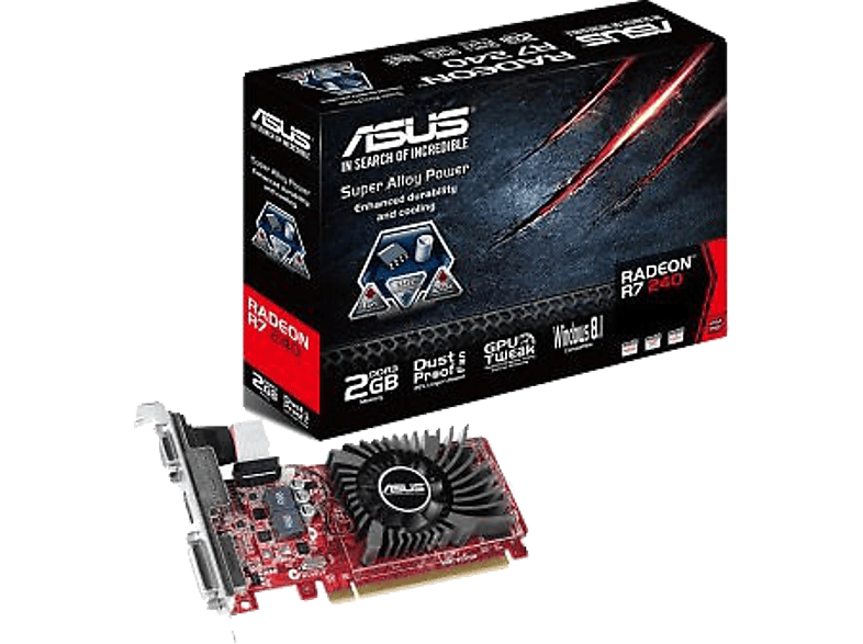 ASUS Radeon R7 240 2Gb Ddr3 Low Profile 128Bıt D-Sub Dvı Hdmı Ekran ...