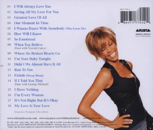 Whitney Houston | Whitney Houston - The Ultimate Collection - (CD) Rock ...