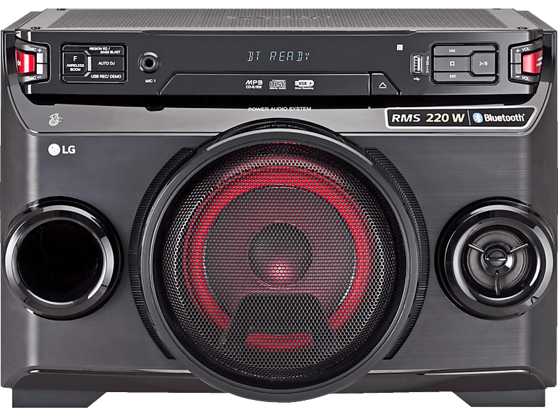 Microcadena | LG OM4560, 220W, USB Grabador, Función Auto DJ
