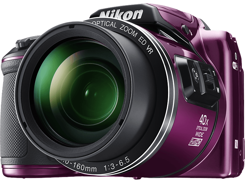 NIKON COOLPIX B500 Bridgekamera Pflaume, TFT | MediaMarkt