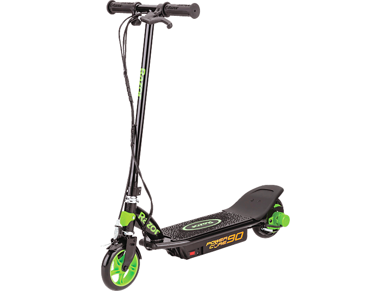 Patinete eléctrico | Razor Power Core E90, Autonomía 80 minutos, negro ...
