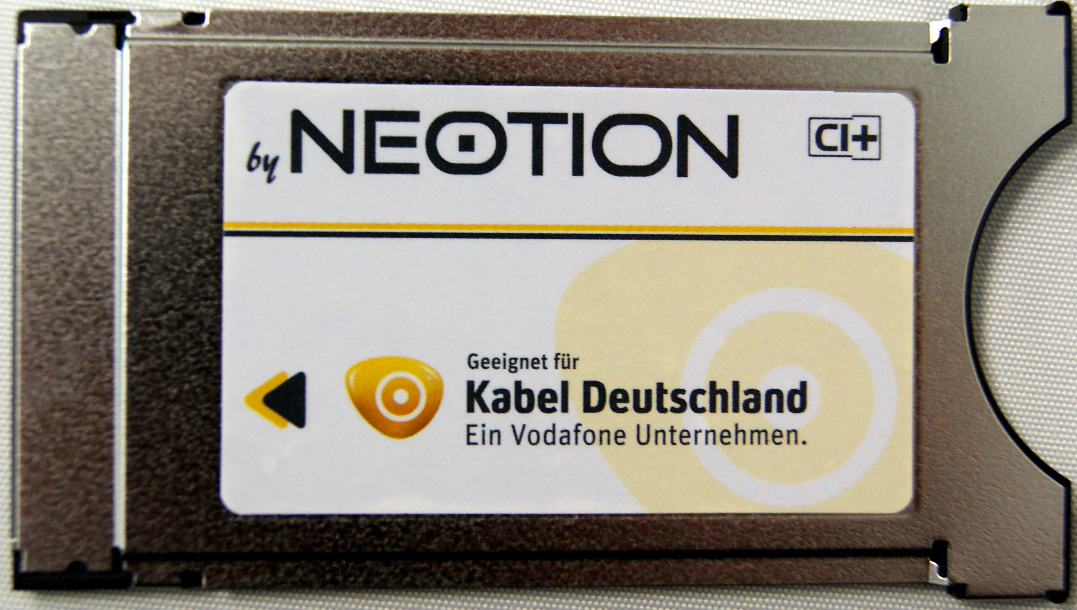 NEOTION CI+ Modul für Kabel Deutschland CI+ Modul CI-Module & Netzwerke ...