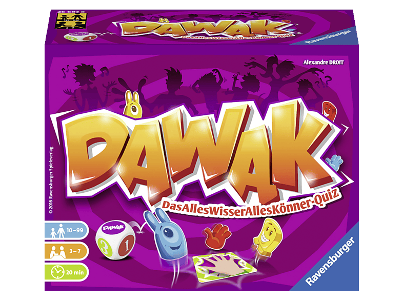 RAVENSBURGER DAWAK Familienspiele/Spielemagazine Mehrfarbig | SATURN