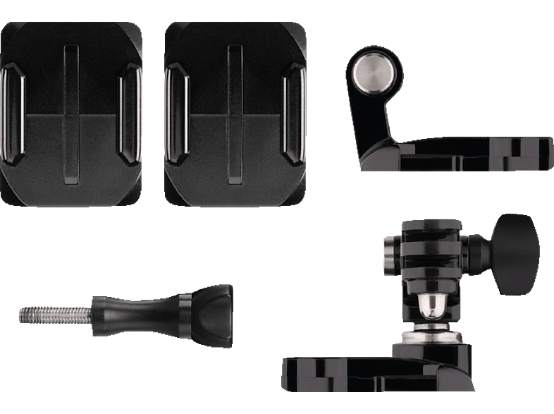 GOPRO Front- und Seiten-Helmhalterung, Halterung, Schwarz | MediaMarkt