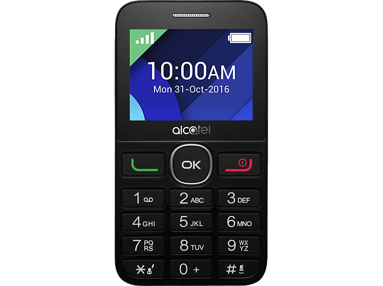 ALCATEL 20.08G Handy, Schwarz/Weiß | MediaMarkt