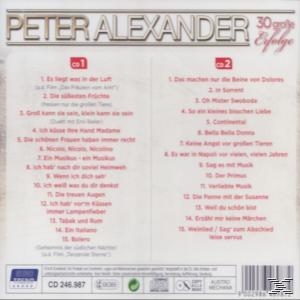 Peter Alexander | 30 große Erfolge-Jubiläumsed - (CD) Peter Alexander ...