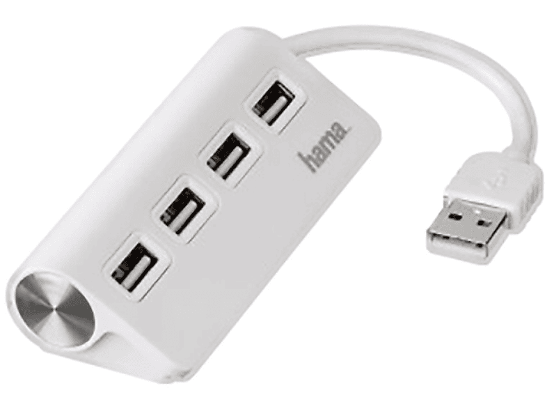 Hub 4 puertos | Hama 12178, USB 2.0, compatible con USB 1.1 | MediaMarkt