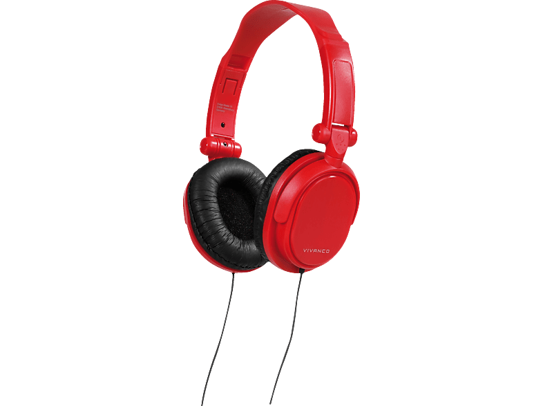 VIVANCO DJ 20 | DJ Kopfhörer (Over-ear, Rot) | MediaMarkt