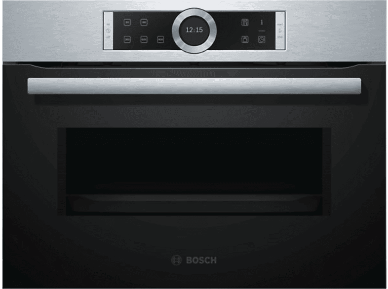 BOSCH CFA634GS1 Mikrowelle (900 Watt, Einbaugerät, 36 l, Edelstahl ...