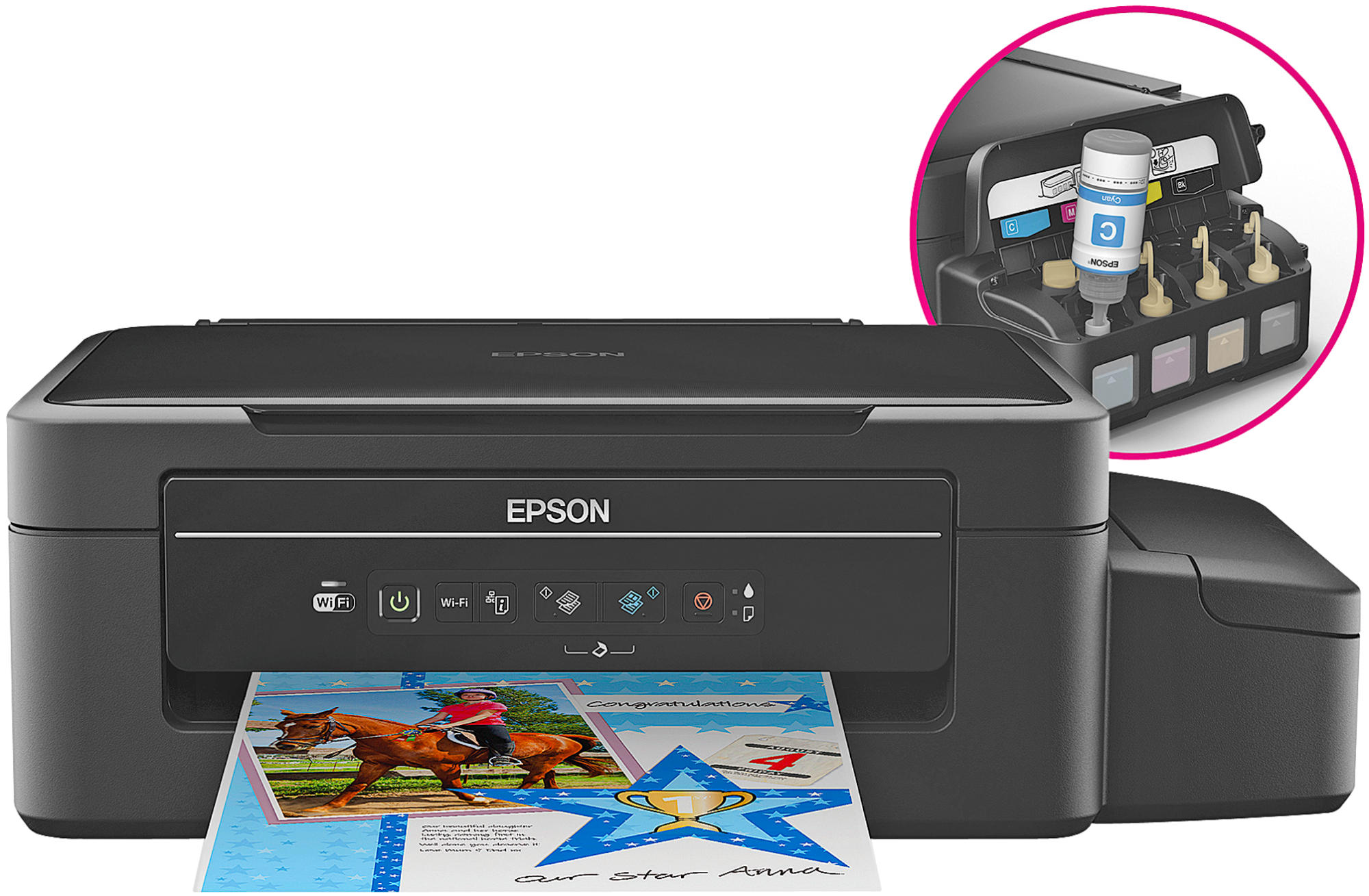 Impresora Multifunción | Epson EcoTank ET-2500, WiFi