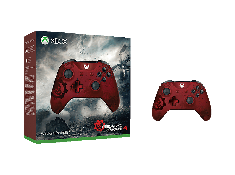 MICROSOFT Xbox Wireless Controller | Gears of War 4 Crimson Omen ...
