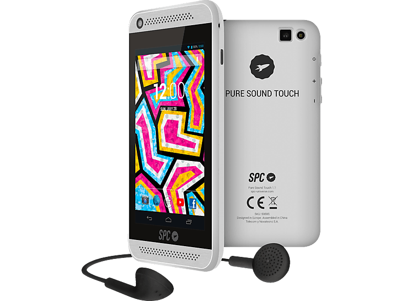 Reproductor MP5 | SPC Pure Sound, 8Gb, Bluetooth y WiFi, Pantalla de 4. ...