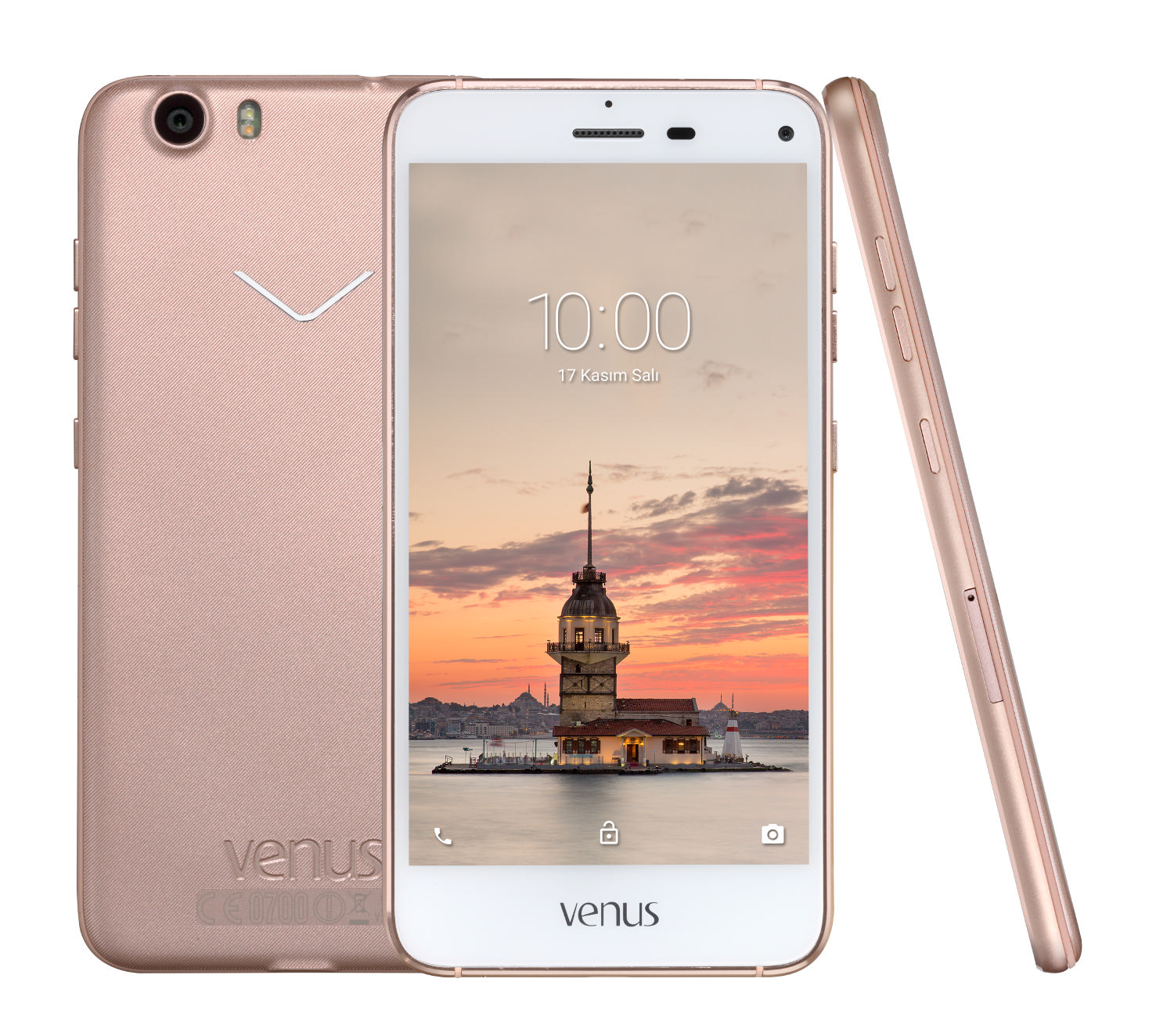 VESTEL Venus V3 5070 Pembe Altın Akıllı Telefon Fiyat & Özellik ...
