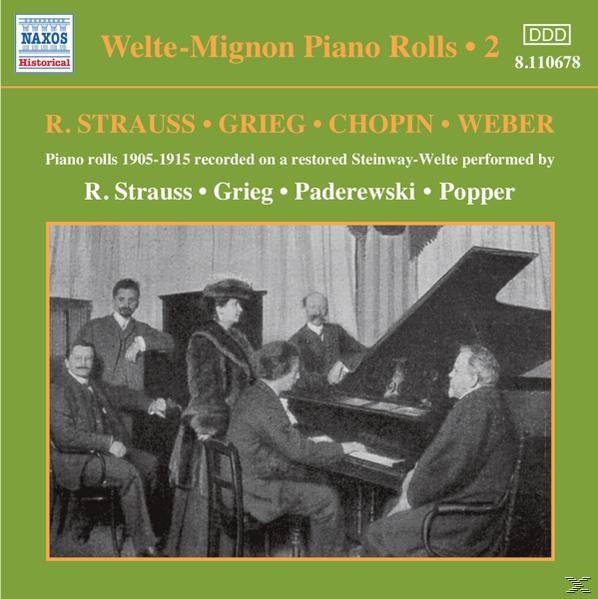 Richard Strauss, Ignacy Jan Paderewski, E. Grieg, Popper, Strauss/Grieg ...