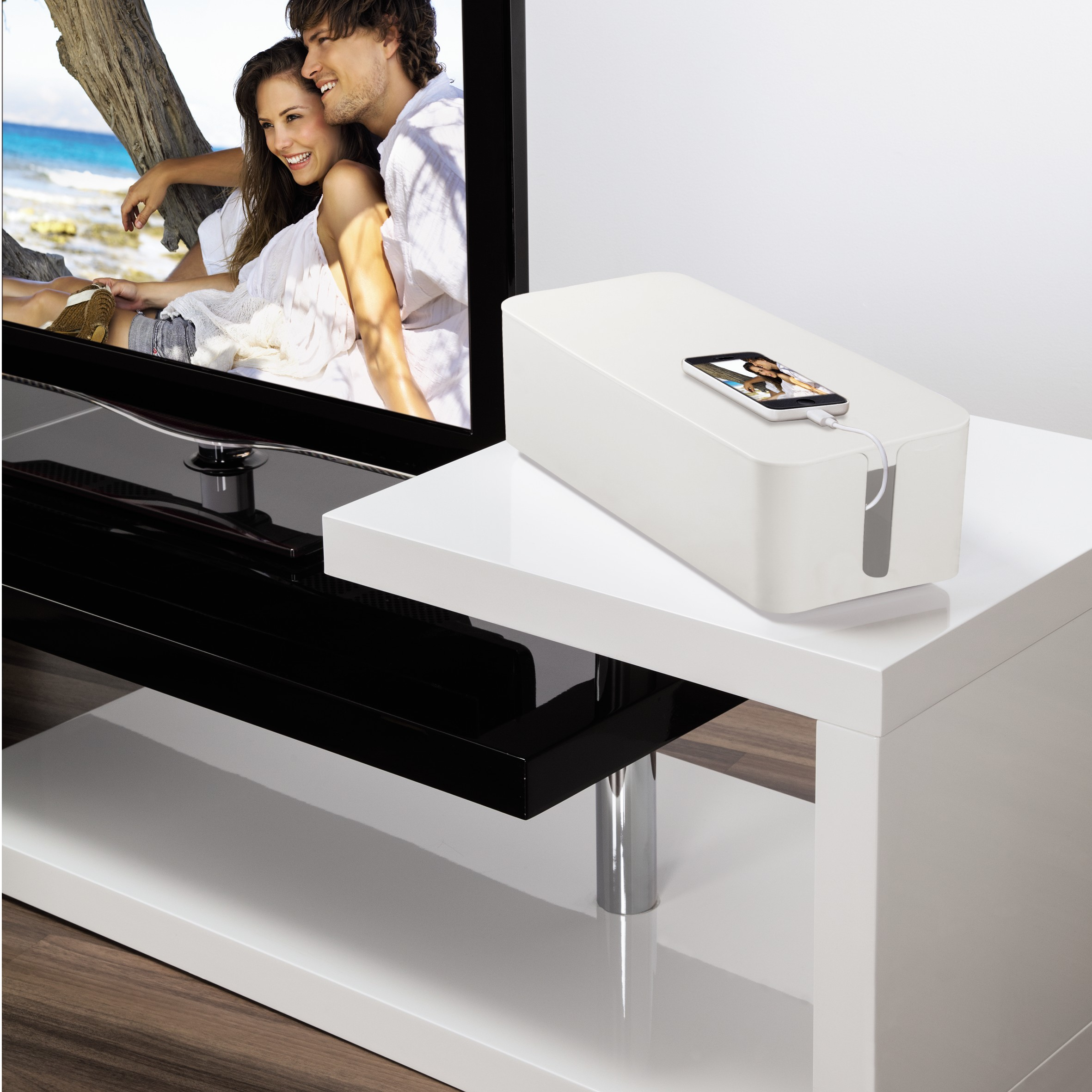 HAMA Kabelbox Maxi Wit kopen? | MediaMarkt