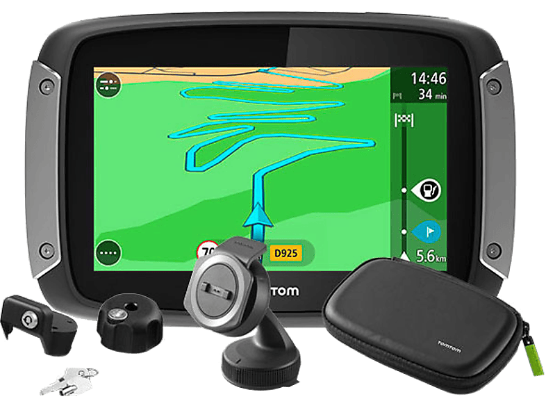 TOM TOM Rider GPS navigáció Európa térkép, Premium pack | MediaMarkt