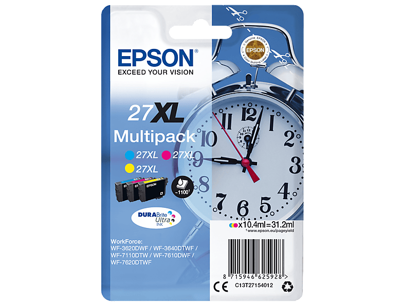 EPSON Original Tintenpatrone mehrfarbig (C13T27154012) | SATURN