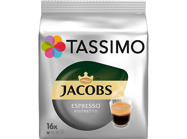 TASSIMO Espersso Ristretto Kaffeekapseln, 16 Stück, Kompatibles System ...