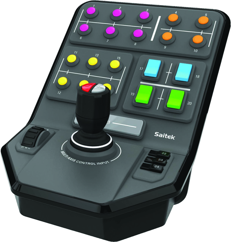 LOGITECH Panneau de contrôle latéral simulateur agricole PC Saitek Side ...
