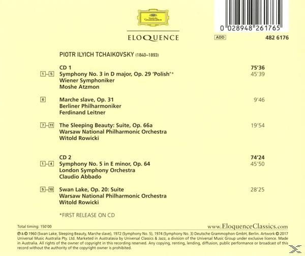 Moshe Atzmon, Claudio Abbado, Witold Rowicki, Ferdinand Leitner, Wiener ...