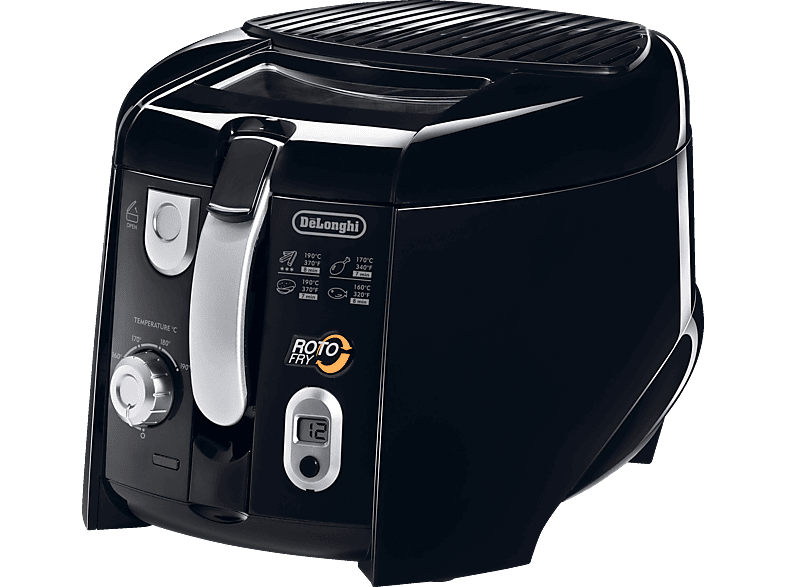 DELONGHI RotoFry F28533.BK Fritteuse 1800 Watt Schwarz Fritteuse kaufen ...