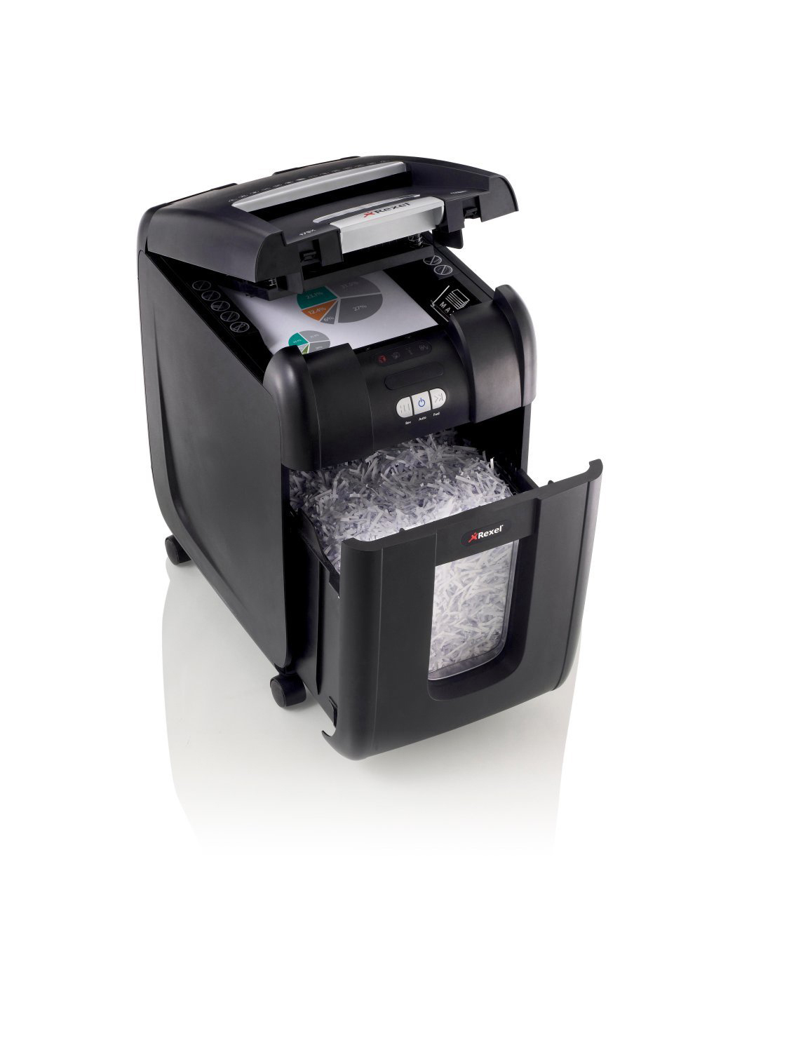 REXEL Auto+ 200X, Automatische Papierzuführung, Partikelschnitt ...