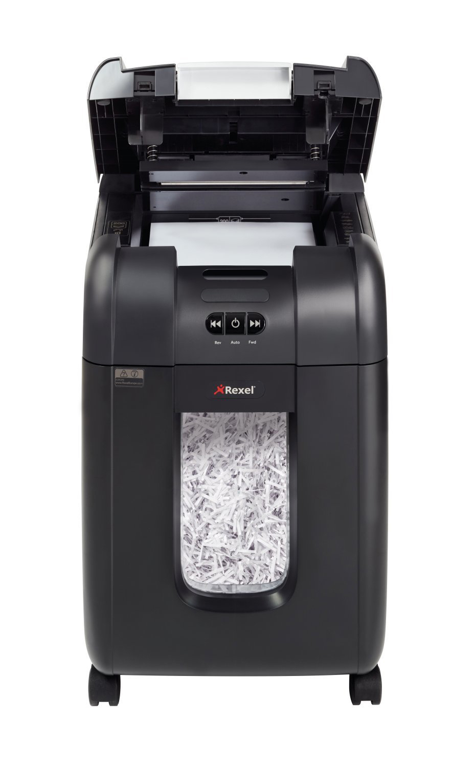 REXEL Auto+ 200X, Automatische Papierzuführung, Partikelschnitt ...
