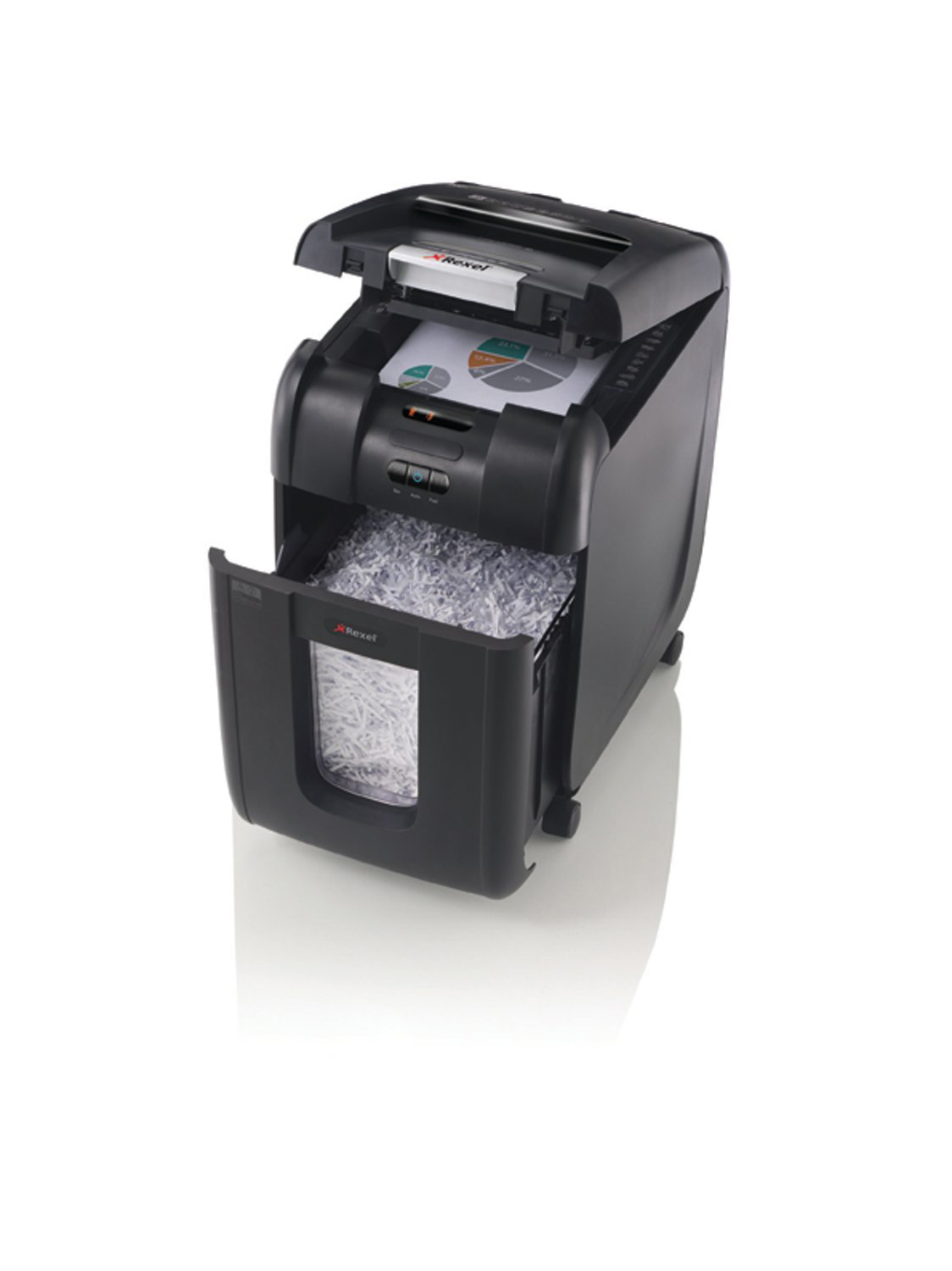 REXEL Auto+ 200X, Automatische Papierzuführung, Partikelschnitt ...