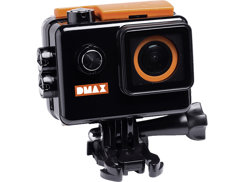 DMAX 4K FHD, Action Cam, Schwarz/Orange | MediaMarkt