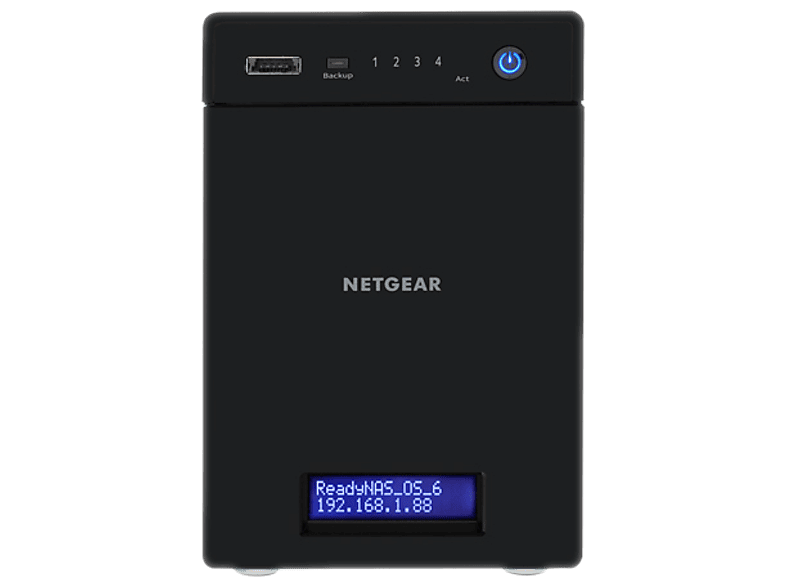 NETGEAR ReadyNAS RN214 mit 4 Bays für bis zu 32TB Speicher (RN21400 ...