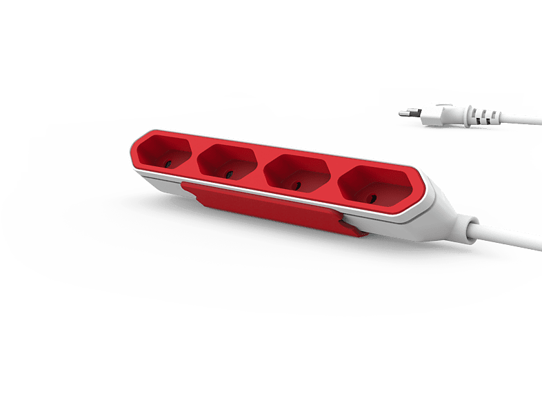 ALLOCACOC 9101/PB4SEU PowerBar hálózati hosszabbító, 4 földeletlen (C ...