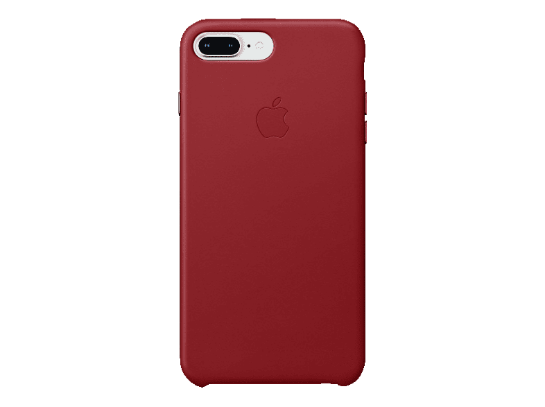 APPLE Leder Case, Backcover, Apple, iPhone 7 Plus, iPhone 8 Plus, Rot ...