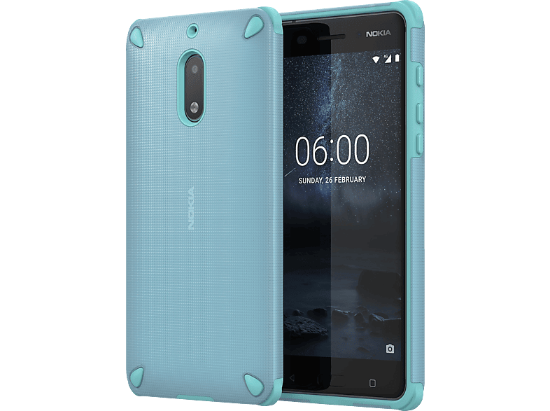 NOKIA Rugged Impact Case CC-501, Backcover, Nokia, 6, Hellblau Handy ...