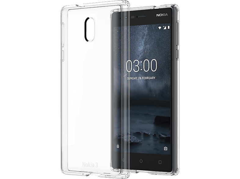 NOKIA Hybrid Crystal Case CC-705, Backcover, Nokia, 3, Transparent | SATURN