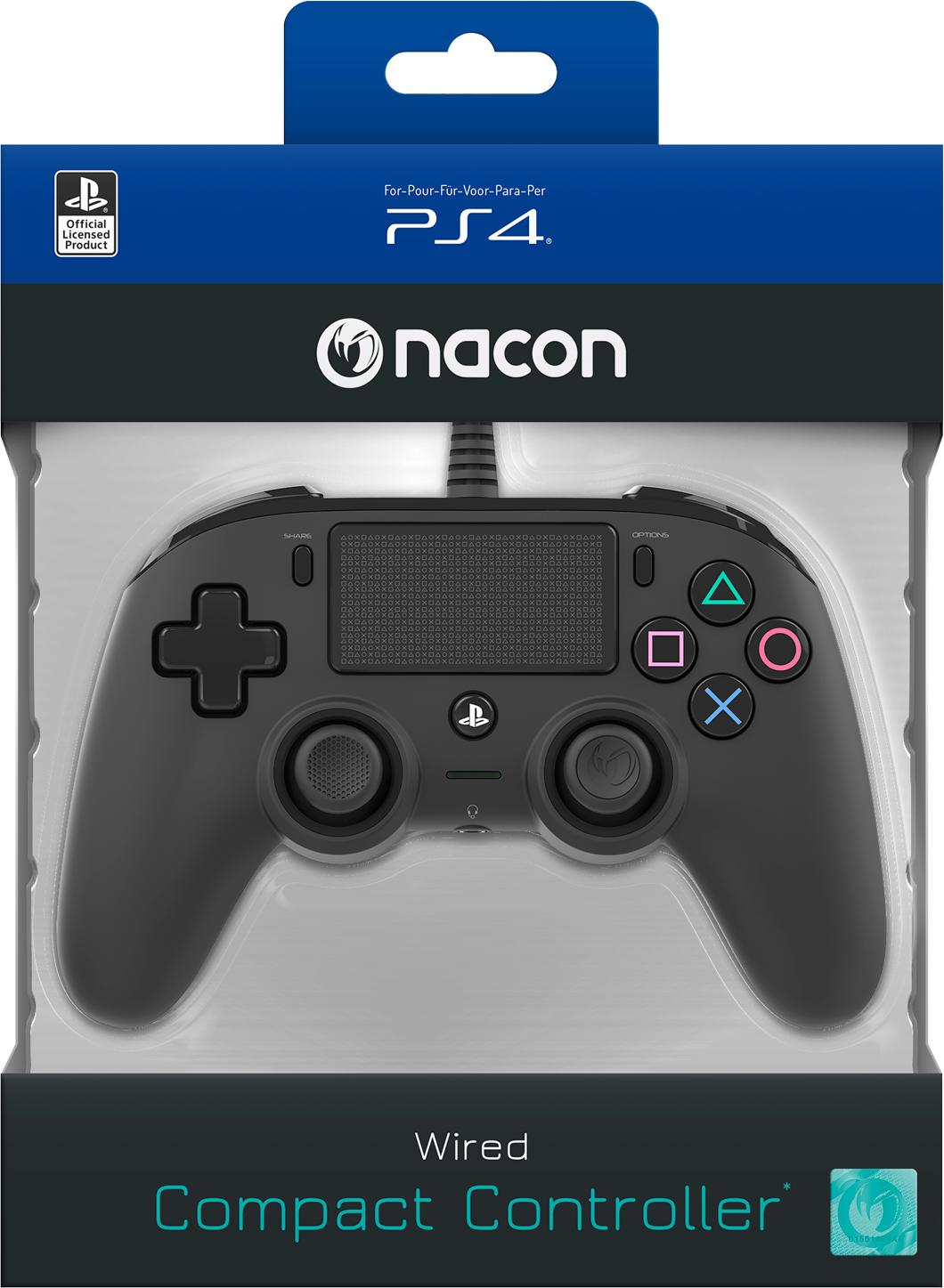 NACON Wired Compact Controller Zwart kopen? | MediaMarkt