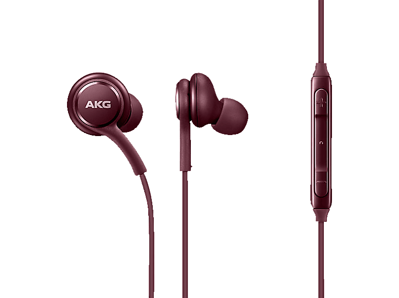 Headset SAMSUNG Samsung Earphones Tuned by AKG in Burgundy, In-ear ...