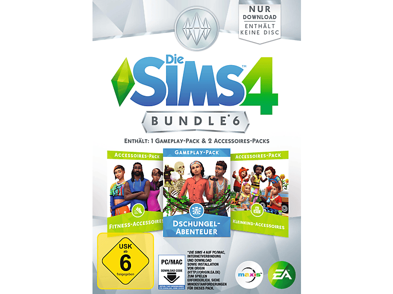 Die Sims 4 Bundle Pack 6 (Code in a box) | [PC] für PC online kaufen ...