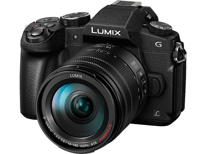 PANASONIC Lumix DMC-G81HAEGK Systemkamera mit Objektiv 14-140 mm, 7,5 ...